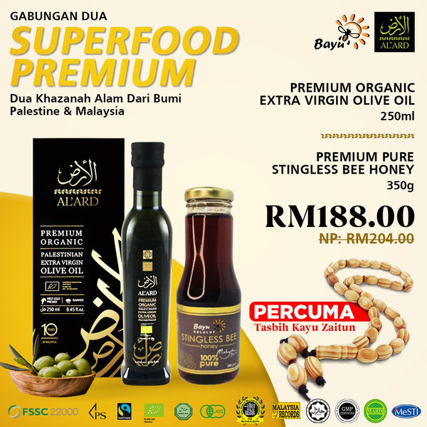 Alard X Bayu Kelulut : Premium Combo (FREE TASBIH) - Al'ard Far East